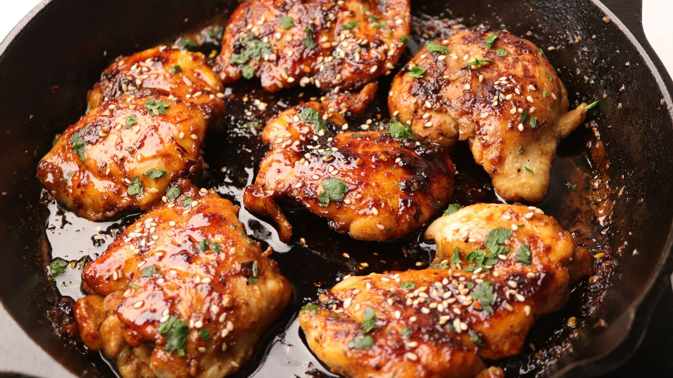 Honey Garlic Chicken - Kitchen Savouries